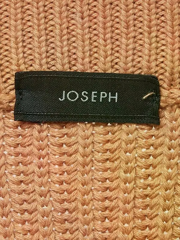 JOSEPH Ribbed Knit Belted Sweater