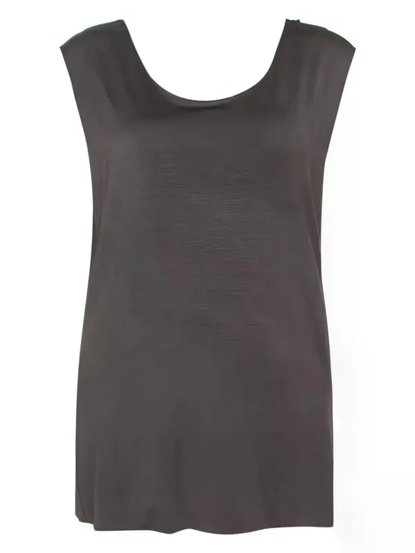 ARMANI Sleeveless Scoop Neck Top