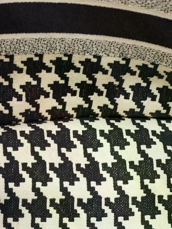 Dior Houndstooth Tote Bag