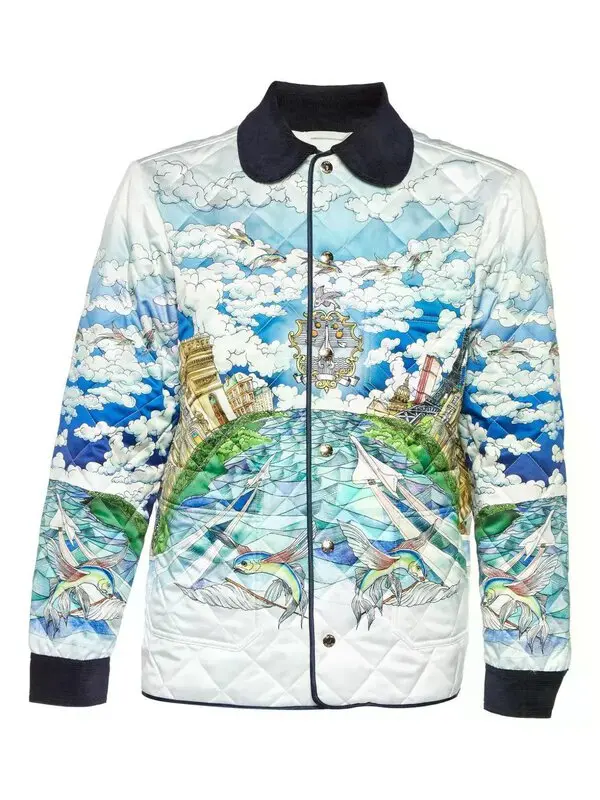 Casablanca Nautical City Quilted Jacket