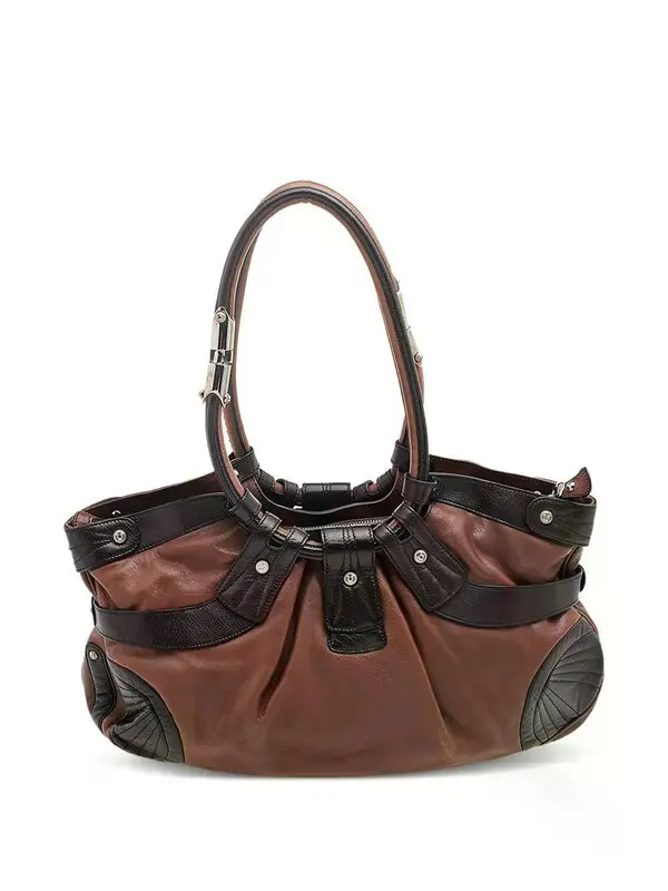 FERRAGAMO Gancini Leather Shoulder Bag