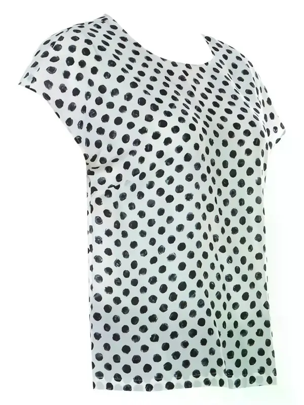 Dolce & Gabbana Polka-dot Silk Top