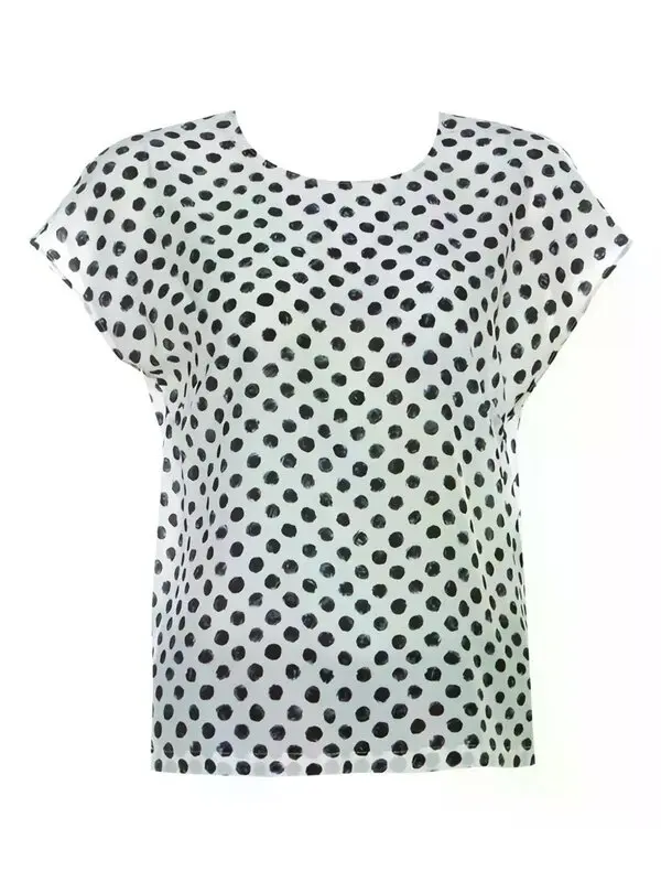 Dolce & Gabbana Polka-dot Silk Top