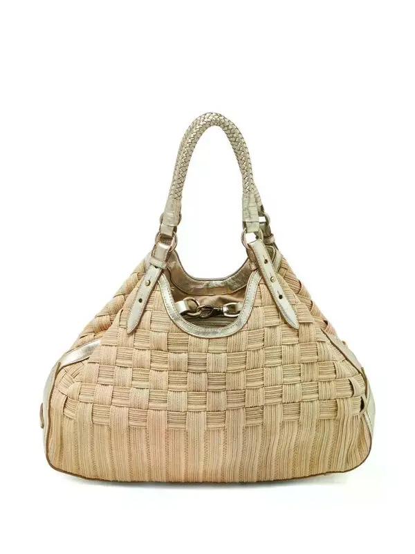 Cole Haan Woven Leather Satchel