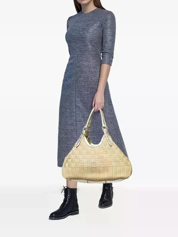 Cole Haan Woven Leather Satchel