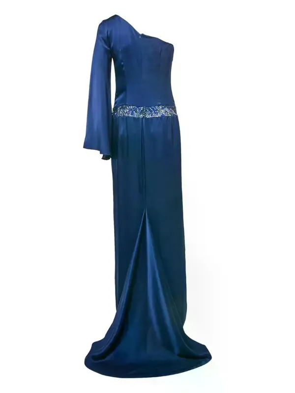 nicole miller formal dresses Nicole Miller Cape long-sleeve Maxi Dress | Pink
