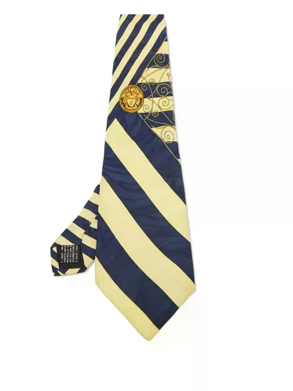 Versace Striped Silk Tie