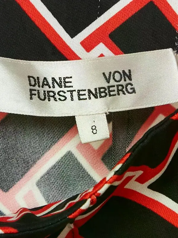 Diane Von Furstenberg Geometric-print Wide-leg Trousers