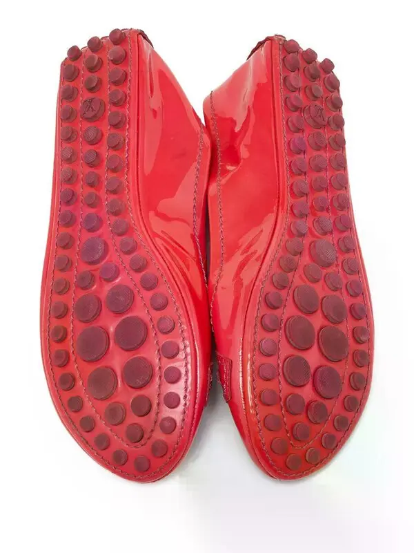 LOUIS VUITTON Logo Plaque Ballet Flats