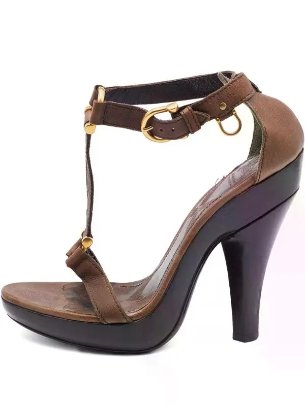 Burberry Leather Heeled Sandals