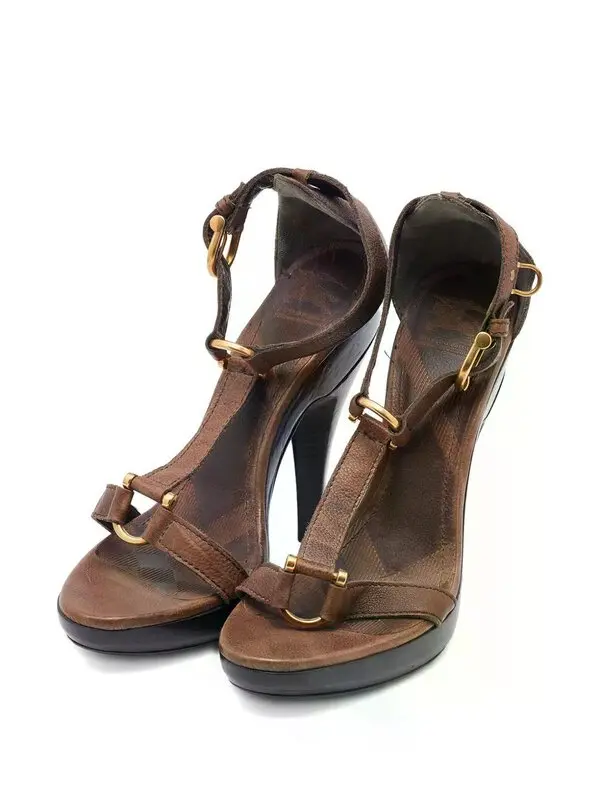 Burberry Leather Heeled Sandals