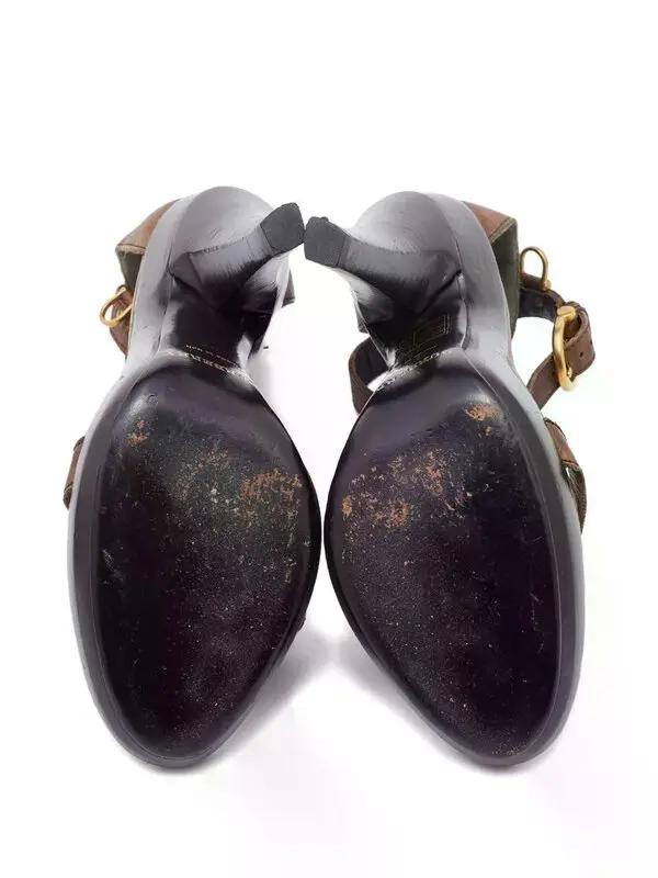 Burberry Leather Heeled Sandals