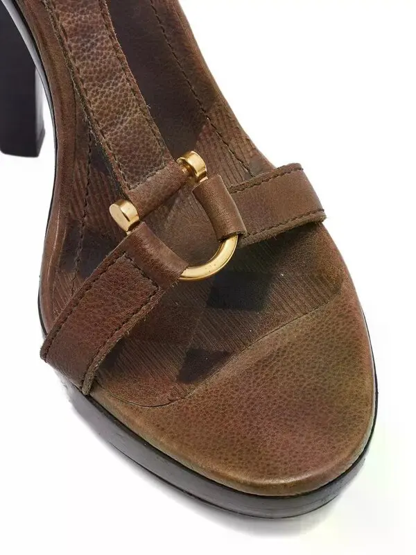 Burberry Leather Heeled Sandals
