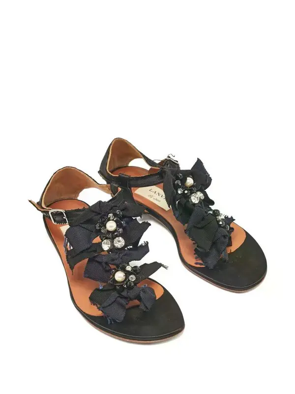 LANVIN Ribbon-embellished Sandals