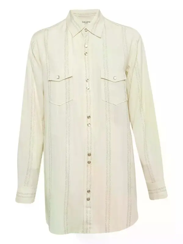 Saint Laurent Striped Button-up Shirt
