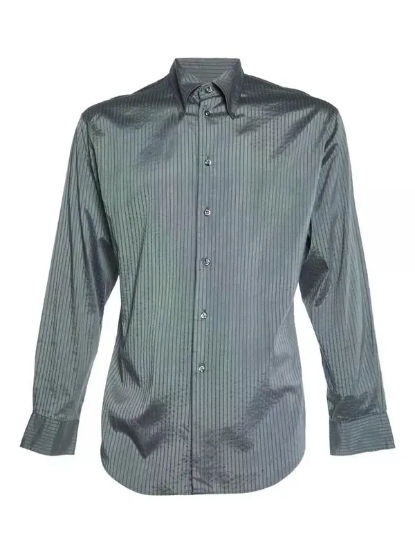 Emporio Armani Pinstripe Long-sleeve Shirt