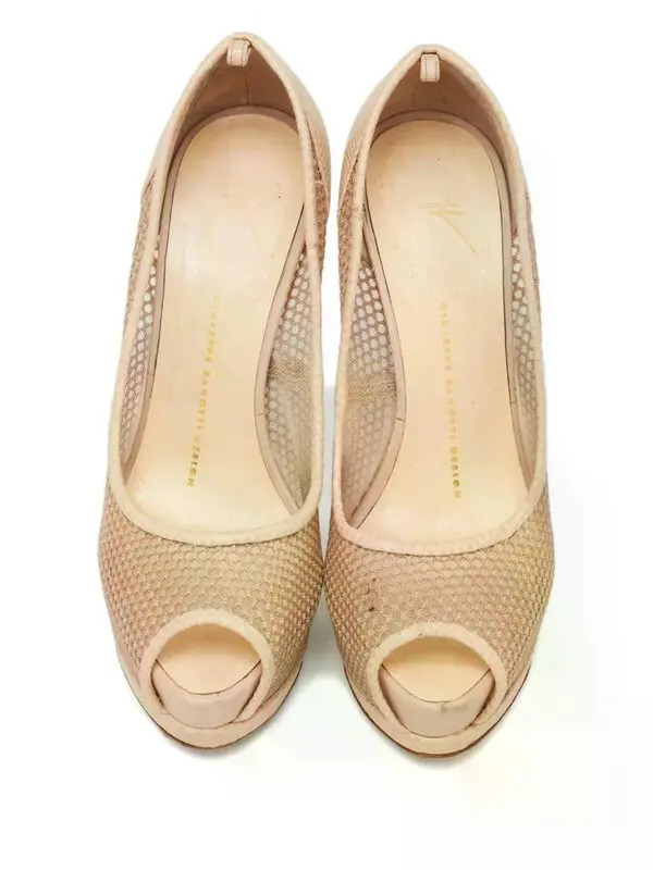 GIUSEPPE ZANOTTI 140mm Peep-toe Pumps