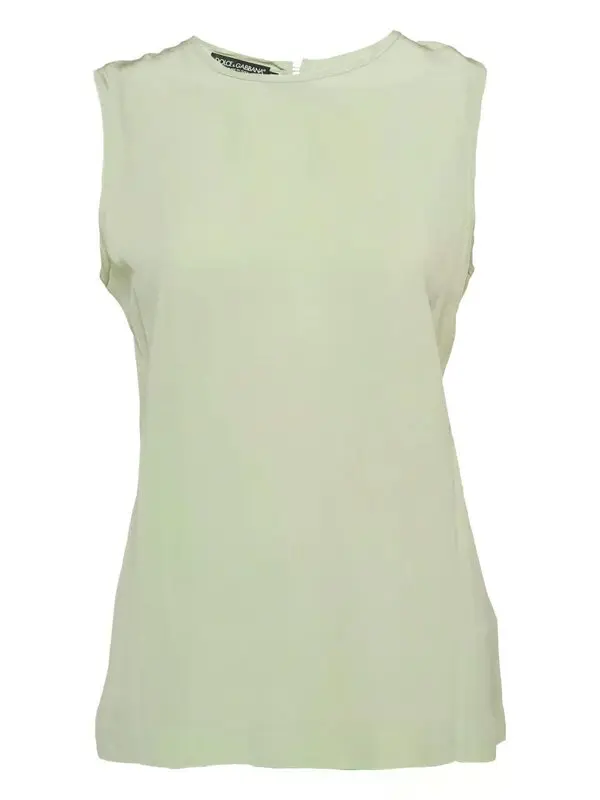 Dolce & Gabbana Sleeveless Silk Top