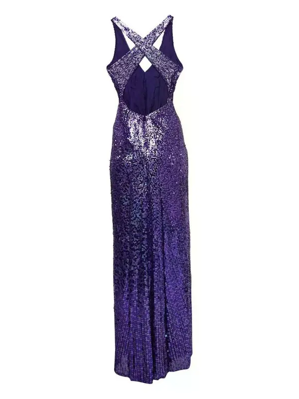 Jenny Packham Sequin Halterneck Dress
