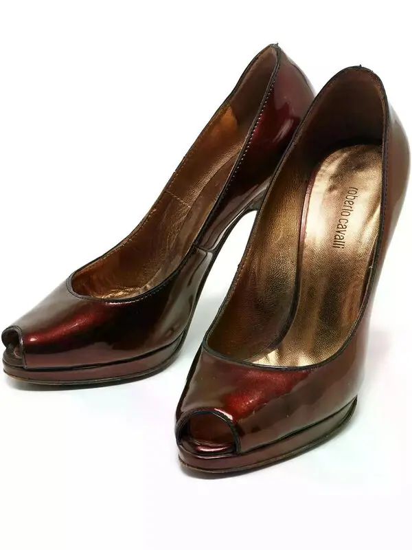 Roberto Cavalli Patent Leather Pumps