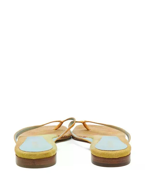 Missoni Leather Flat Sandals