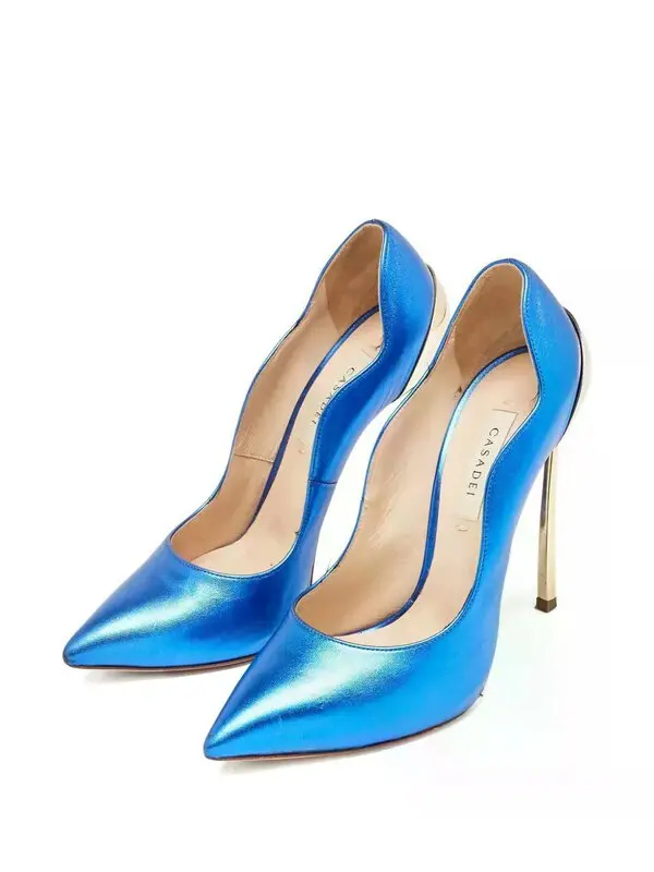 Casadei 115mm Leather Pumps