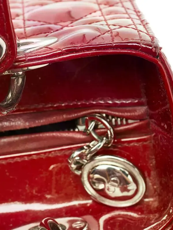 Dior Lady Tote Bag - Red