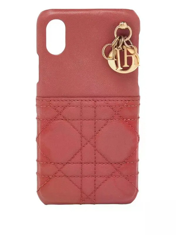 Dior Cannage Quilted Iphone X/xs Case - Pink