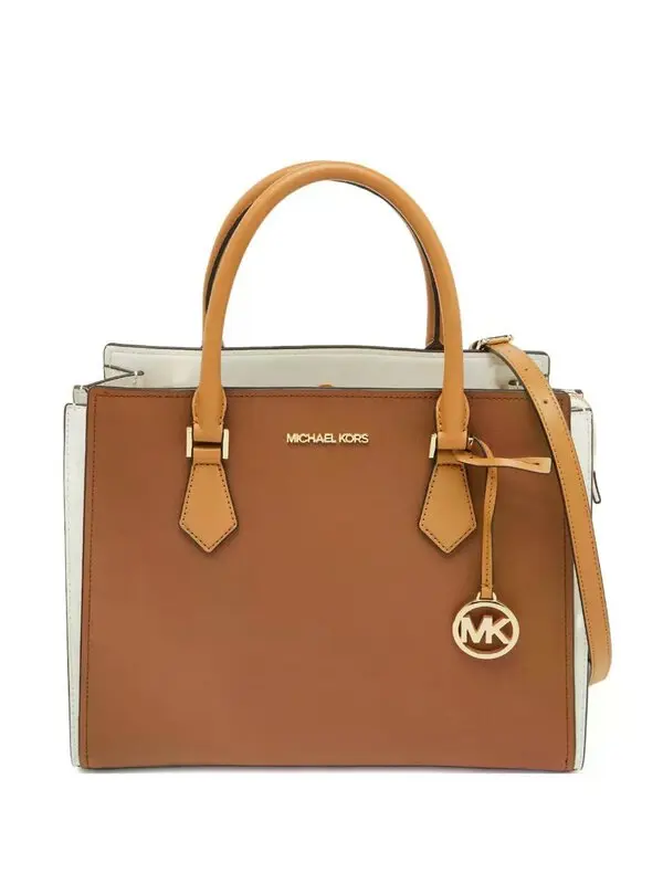Michael Kors Hope Leather Tote Bag - Black