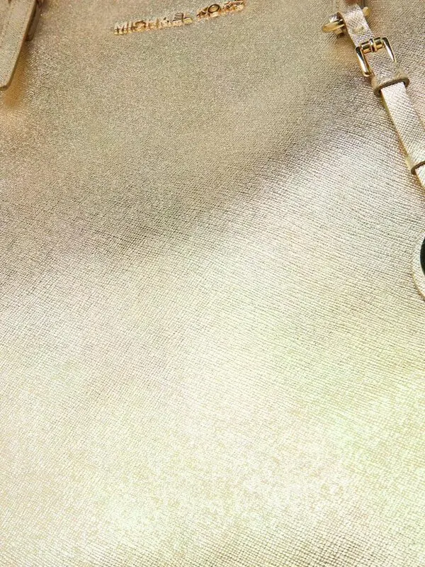 Michael Kors Logo-charm Silk Tote Bag - Neutrals