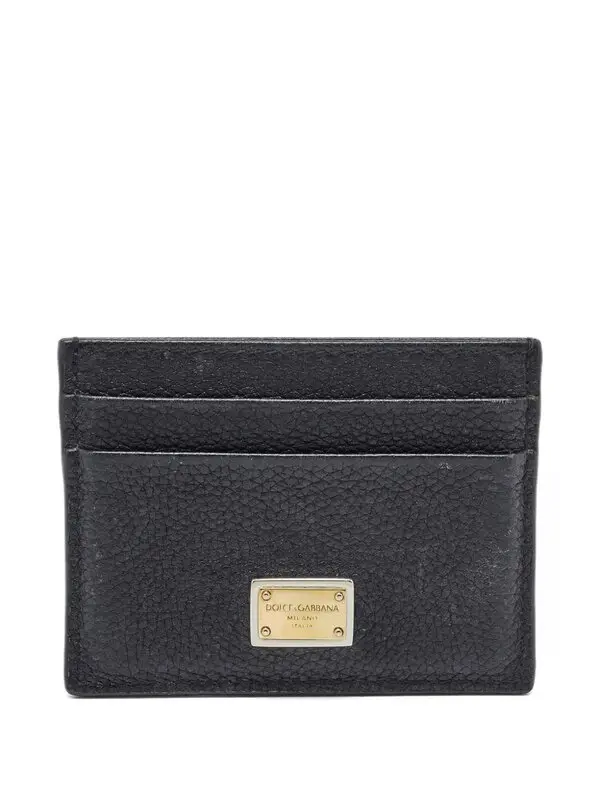 Dolce & Gabbana 2024 Leather Cardholder - Black