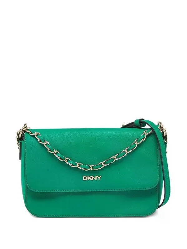 Dkny Chain-strap Crossbody Bag - Green
