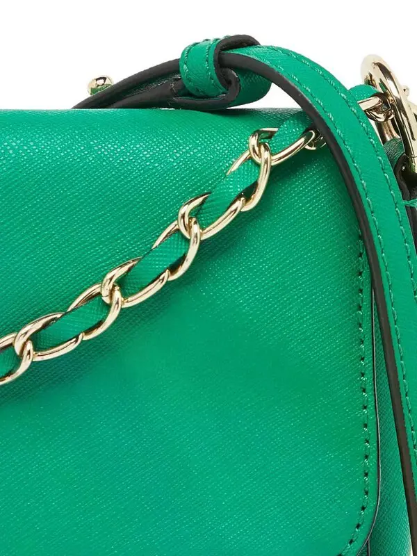 Dkny Chain-strap Crossbody Bag - Green