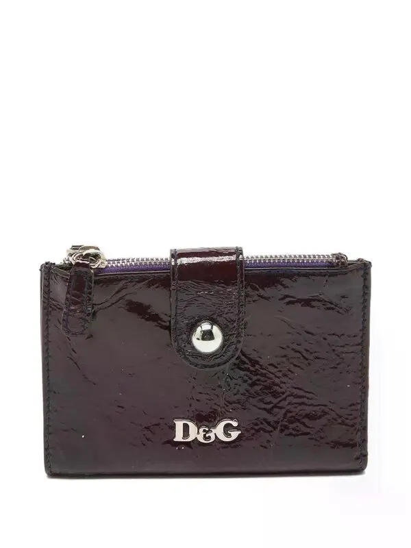 Dolce & Gabbana Patent Leather Wallet - Black