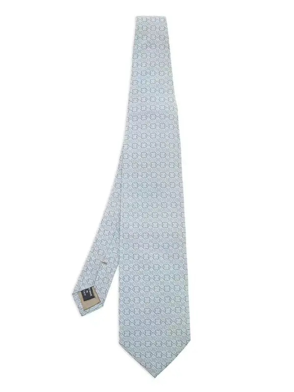 Giorgio Armani Jacquard Tie - Blue