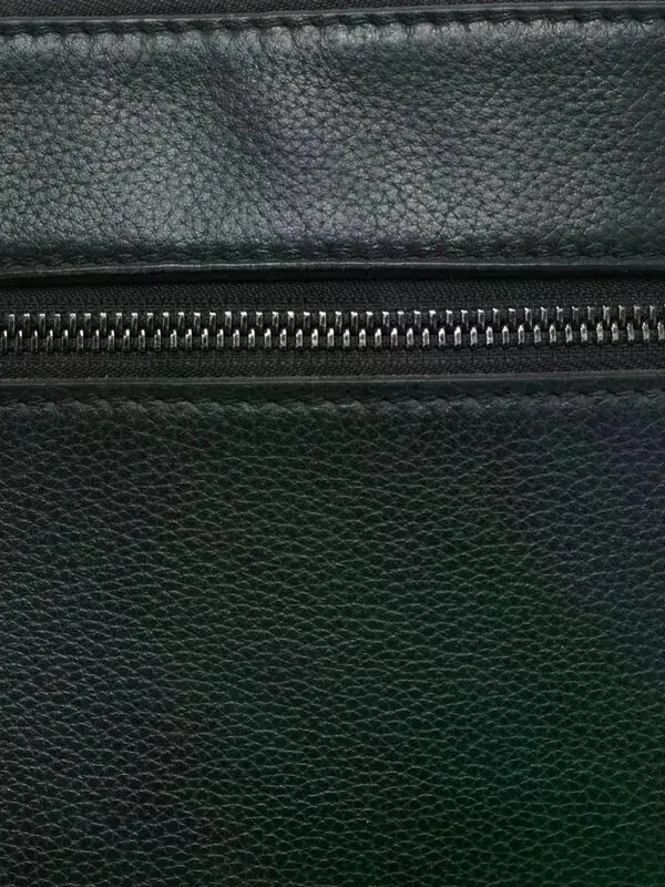 LOUIS VUITTON Takeoff Leather Zip Pouch