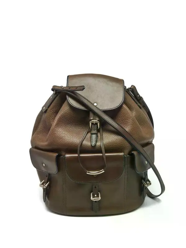 Burberry Leather Drawstring Shoulder Bag