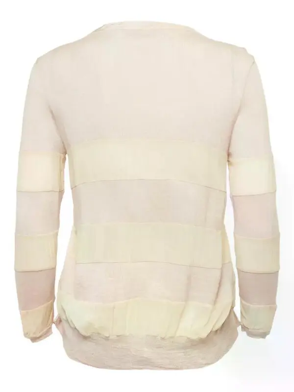 Dior Ribbed Silk-panel Cardigan