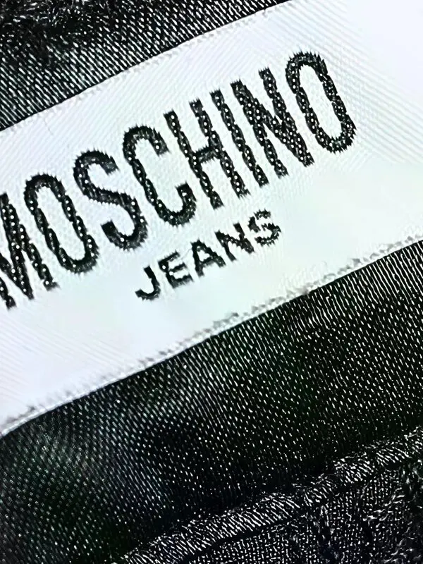 Moschino Logo-patch Skinny Trousers
