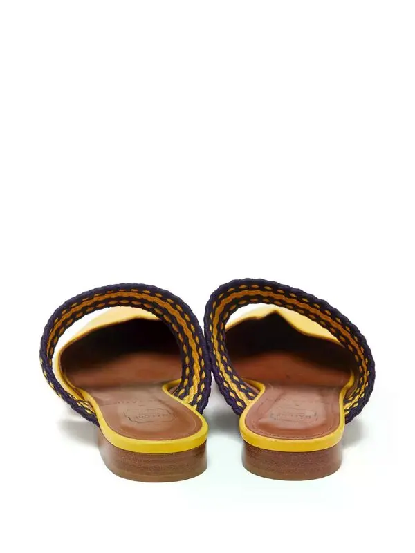 MALONE SOULIERS Braided-strap Mules