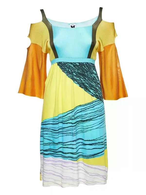 Missoni Colour-block Cut-out Dress
