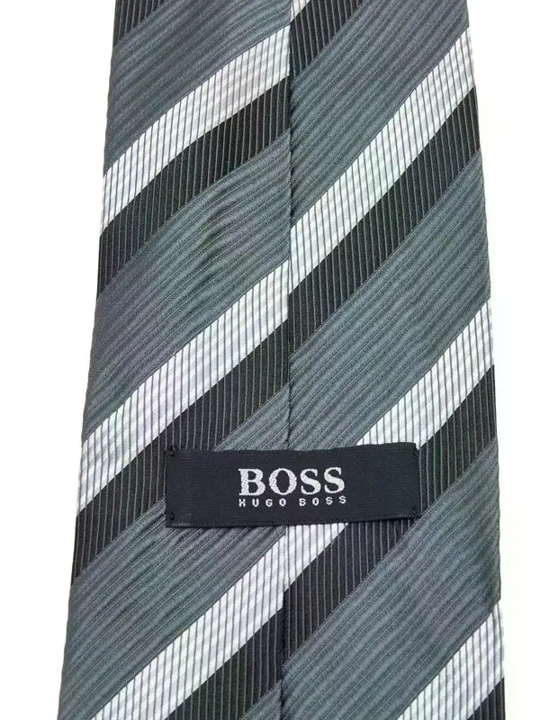 BOSS Striped Silk Neck Tie