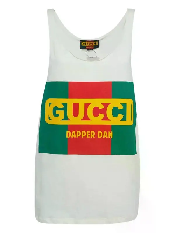 Gucci X Dapper Dan Cotton Tank Top