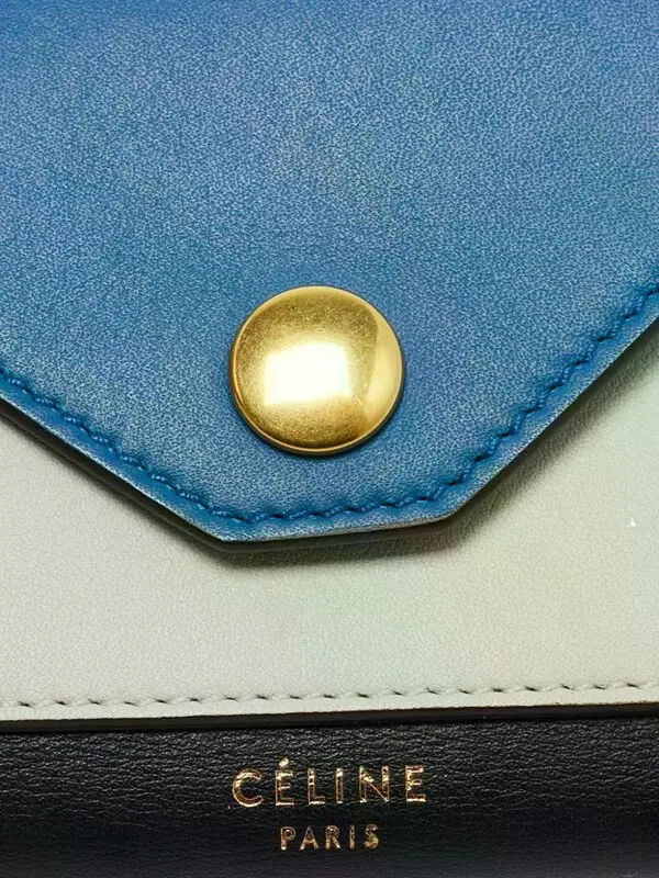 Celine Tricolor Leather Wallet