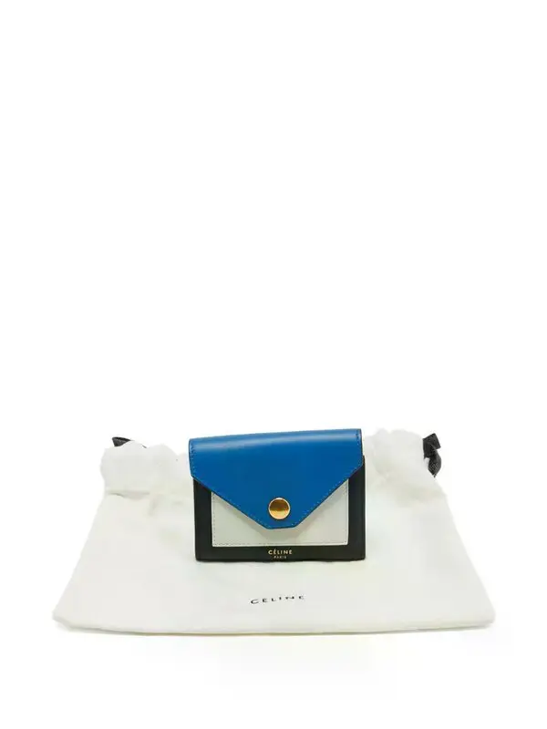 Celine Tricolor Leather Wallet