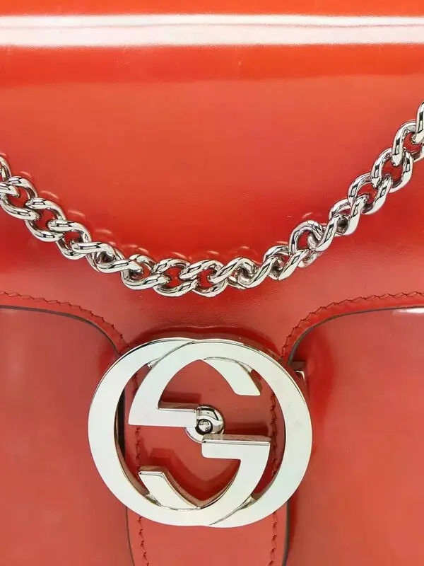 Gucci Gg Leather Shoulder Bag