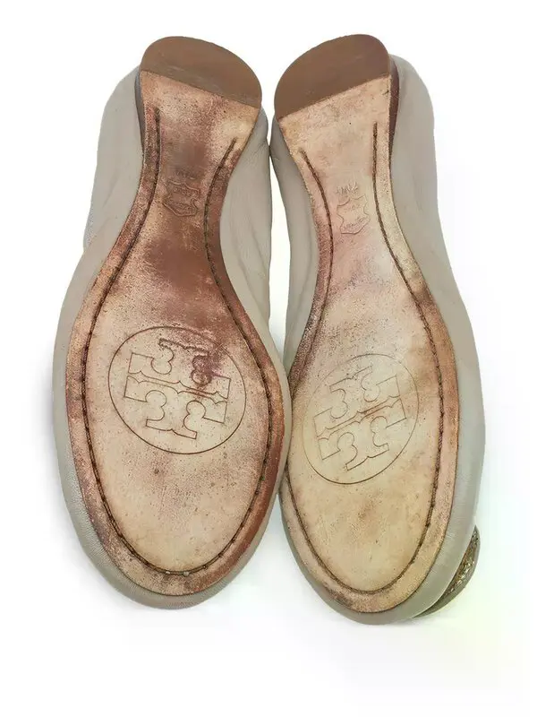 Tory Burch Logo Plaque Ballet Flats