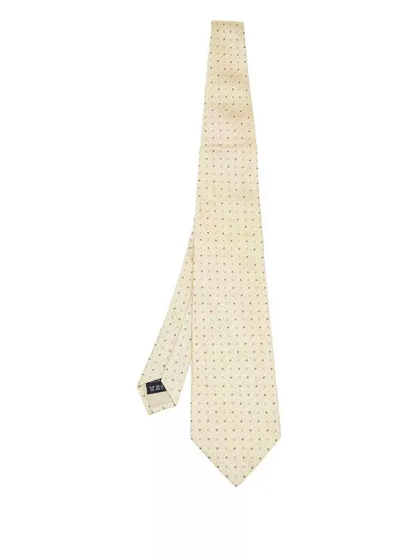 Dunhill Patterned Neck Tie - Yellow