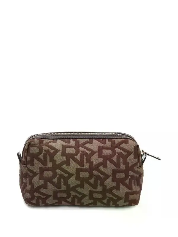Dkny Monogram Patent Pouch