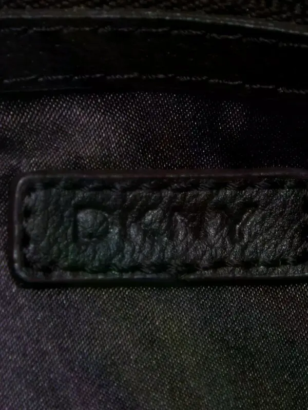 Dkny Monogram Patent Pouch